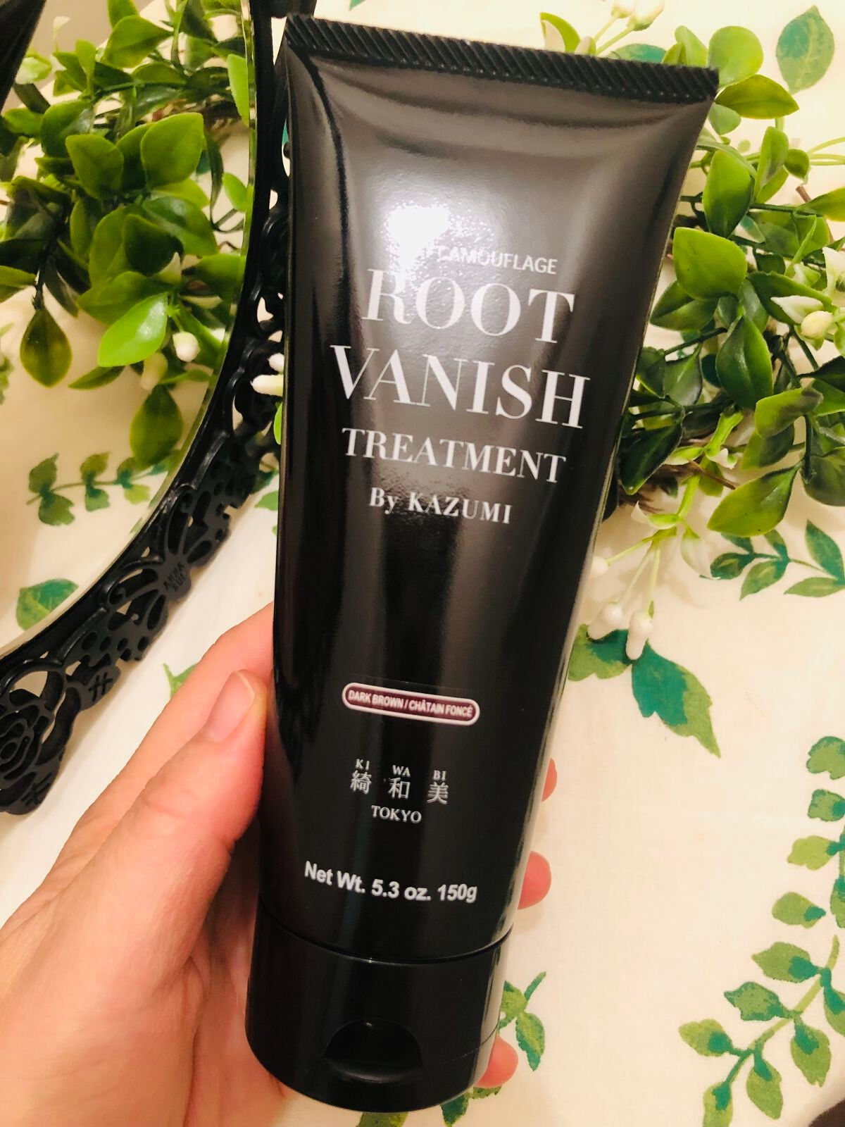 白髪染め ヘアカラートリートメント|綺和美の口コミ Kiwabi 綺和美 ヘアカラートリートメントを使ってみました。 By