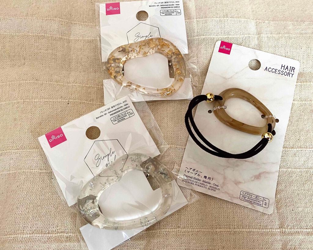 ヘアアクセサリー|daisoの口コミ「超優秀!100均で買えるおすすめヘアケアグッズ!🌸ダイソー購入品🌸 」 By なお乾燥肌30代