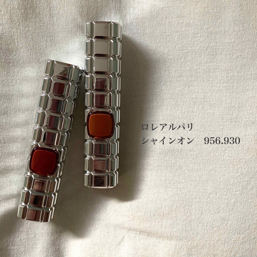 シャインオン|ロレアル パリの口コミ イエベ秋におすすめの口紅! ロレアル パリ シャインオン 956930 By ライム混合肌20