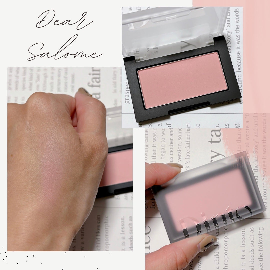 【2024年春新作パウダーチーク】blur Finish Blusher|dintoの効果に関する口コミ Pr キメ細かいパウダーで頬