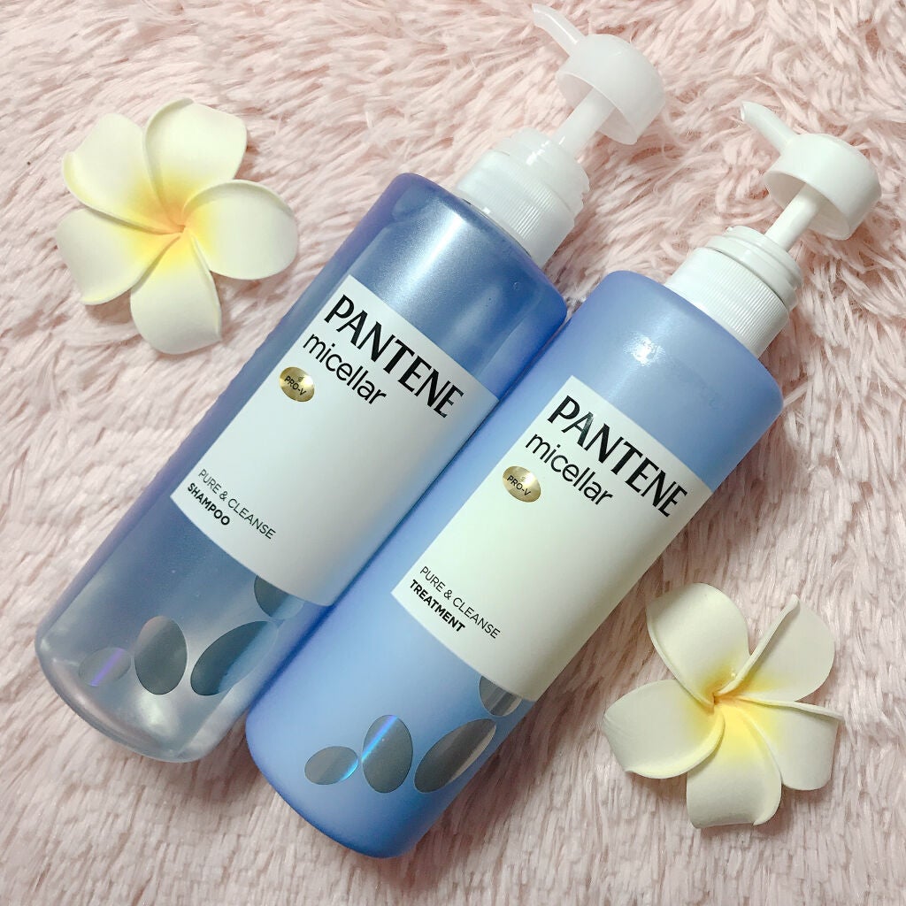 Pro V ミセラー ピュア&クレンズ ノンシリコンシャンプートリートメント|パンテーンの口コミ ⭐️ パンテーン Pro V ミセラー