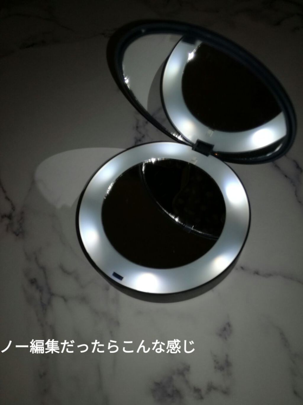 ライトコンパクトミラー|セリアの口コミ 超優秀!100均で買えるおすすめ化粧小物!お久しぶりです!うさまるです🌷 By Y U A 普通