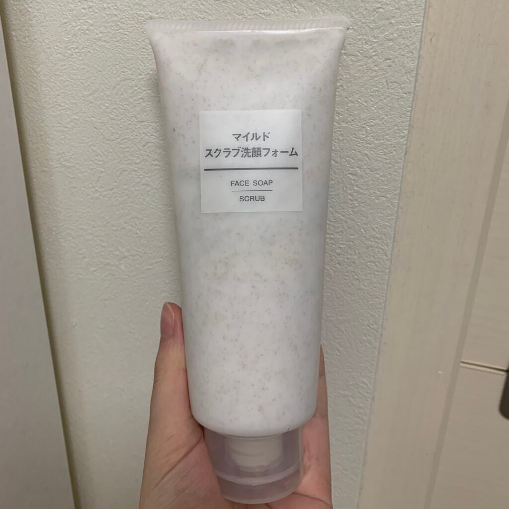 マイルドスクラブ洗顔フォーム|無印良品の口コミ「マイルドスクラブ洗顔フォームの紹介です。 」 By Yuri🍒普通肌20代前半 Lips
