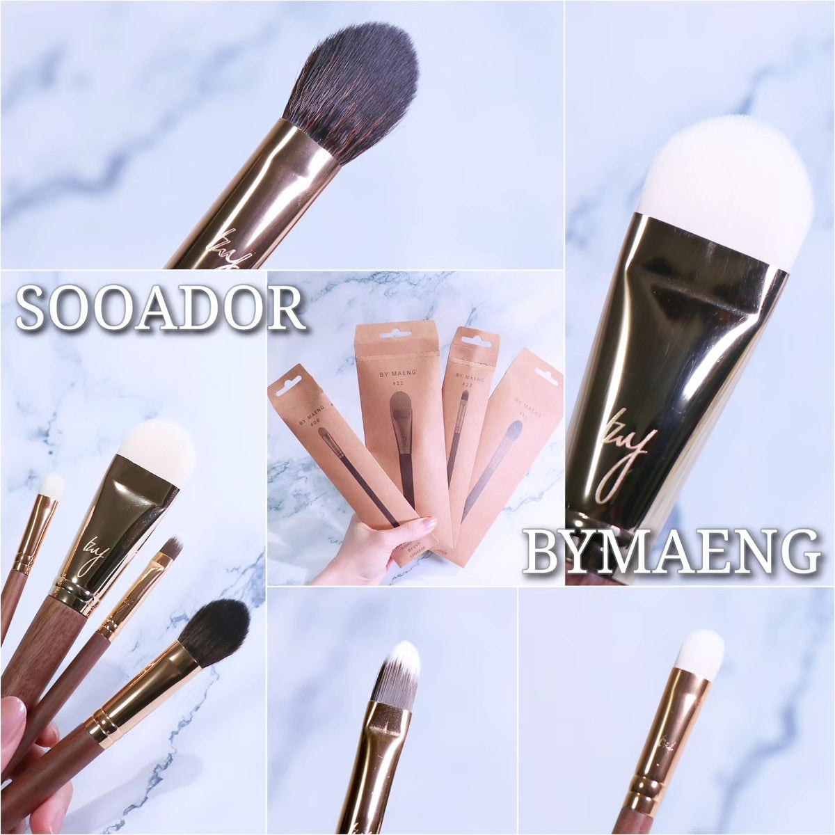 Sooa Dorのメイクブラシ By Maeng 21 ファンデーションブラシ他、4商品を使った口コミ 【sooador】sooador様