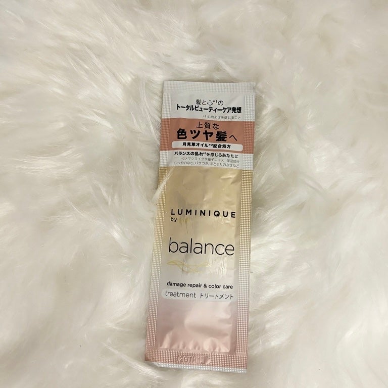 ルミニーク バランス ダメージリペア&カラーケア シャンプートリートメント|luxの口コミ 💛lux:ルミニーク バランス ダメージ