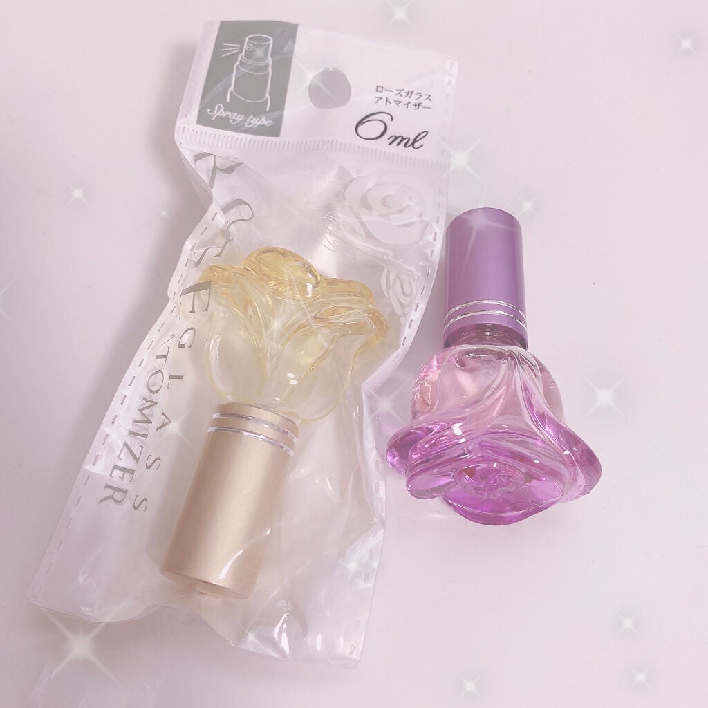 ガラスアトマイザー ローズ|セリアの口コミ 超優秀!100均で買えるおすすめコスメ!100円ショップ〝seria〟で手に入る By 猫夢
