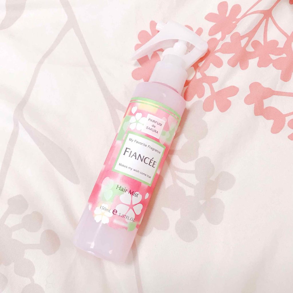 フレグランスヘアミスト さくらの香り|フィアンセの使い方を徹底解説 🍑フィアンセ フレグランスヘアミスト さくらの香り By のあ乾燥肌