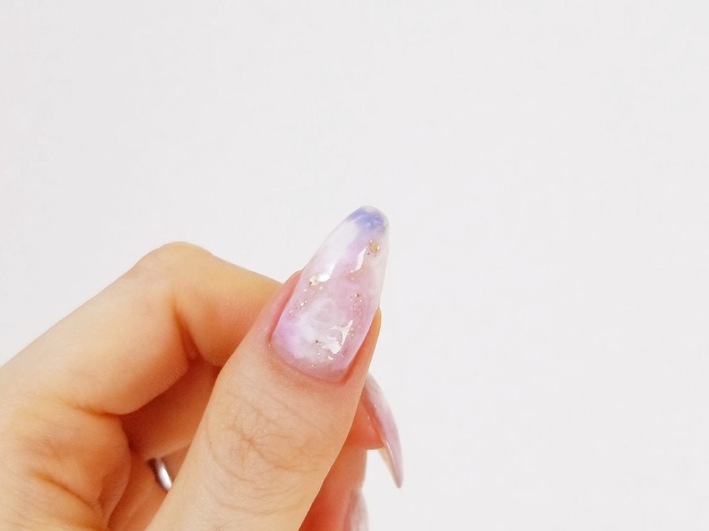 Shジェルネイル(ライト対応)|セリアの口コミ 超優秀!100均で買えるおすすめマニキュア!🦄💓💟セルフで簡単💗ゆめかわマーブルネイル💭🌈