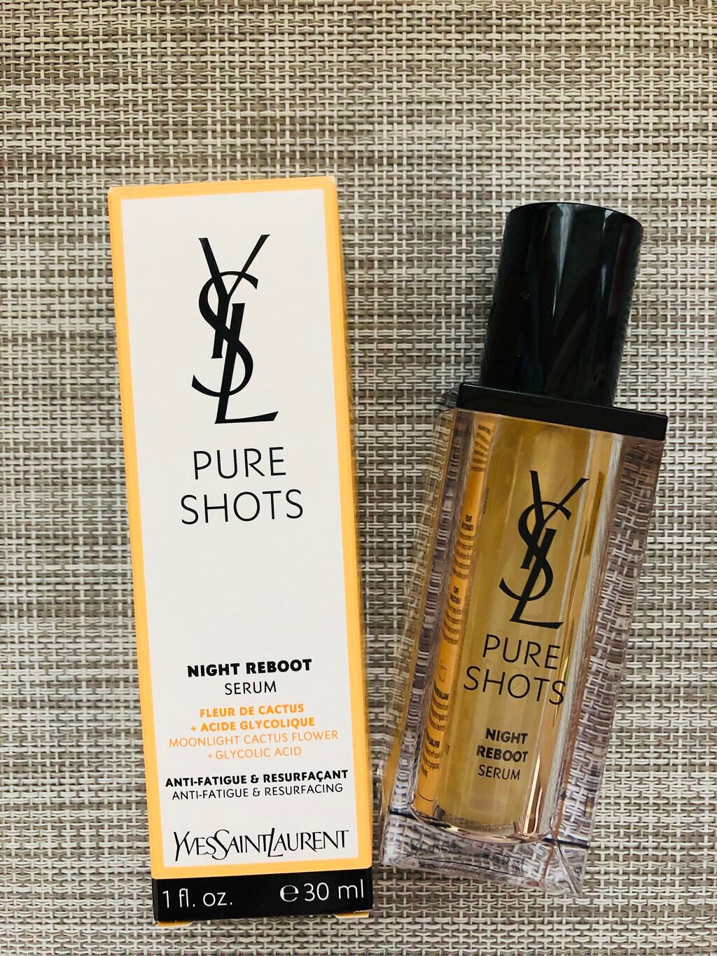 ピュアショット ナイト リチャージセラム|yves Saint Laurent Beauteの口コミ 夜、化粧水の後使用しています。 By