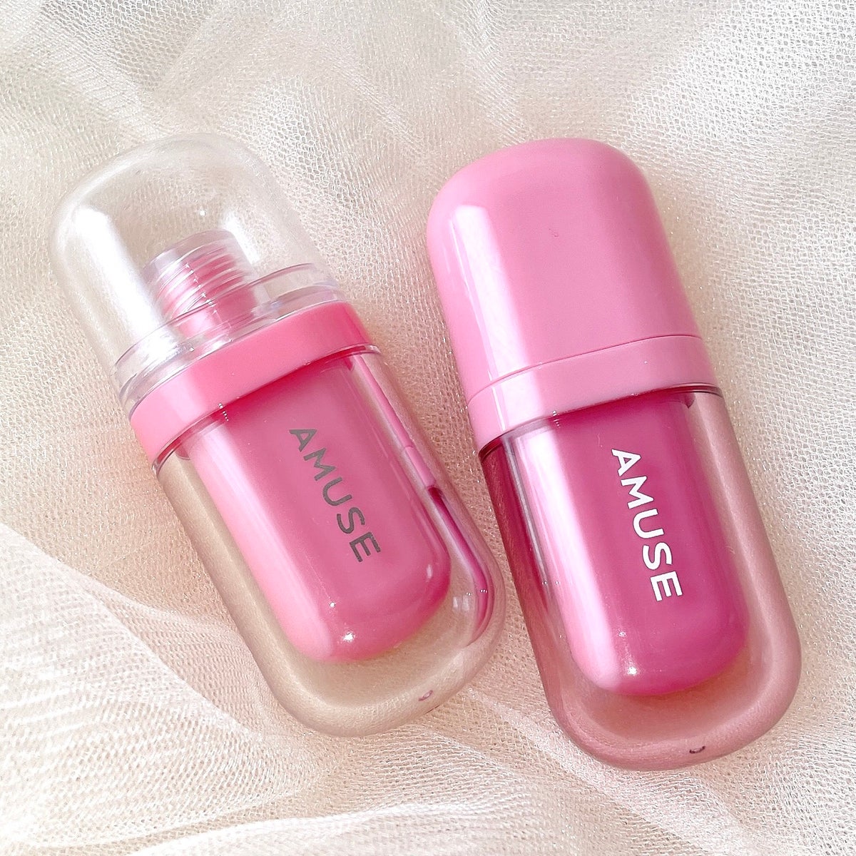 Amuseの口紅 ジェルフィットティント&べべティントを使った口コミ Amuse ジェルフィットティント 桜ジェリー By ゆに乾燥肌