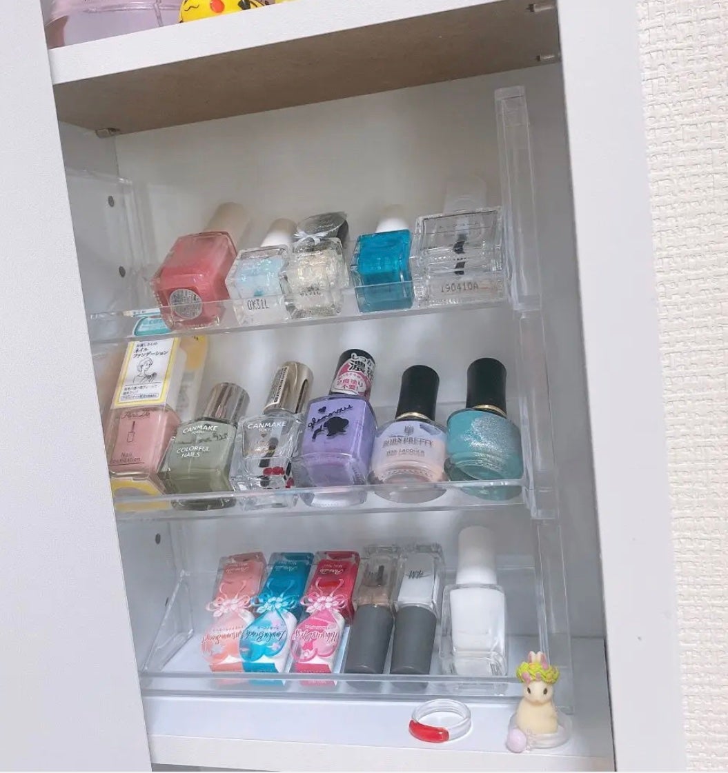 ボトルスタンド|daisoの口コミ 超優秀!100均で買えるおすすめコスメ!ネイル収納!! Daisoのボトルスタンドを使ってます By