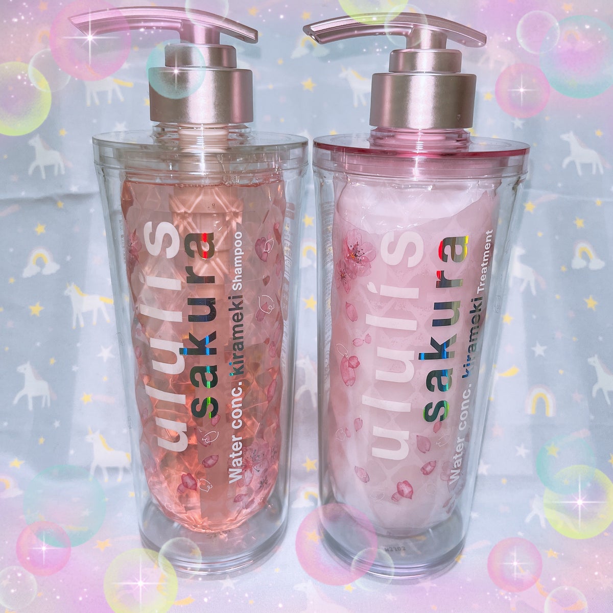 【限定シャンプー・コンディショナー】ウォーターコンク モイスト シャンプー(桜verヘアトリートメント桜ver|ululisの