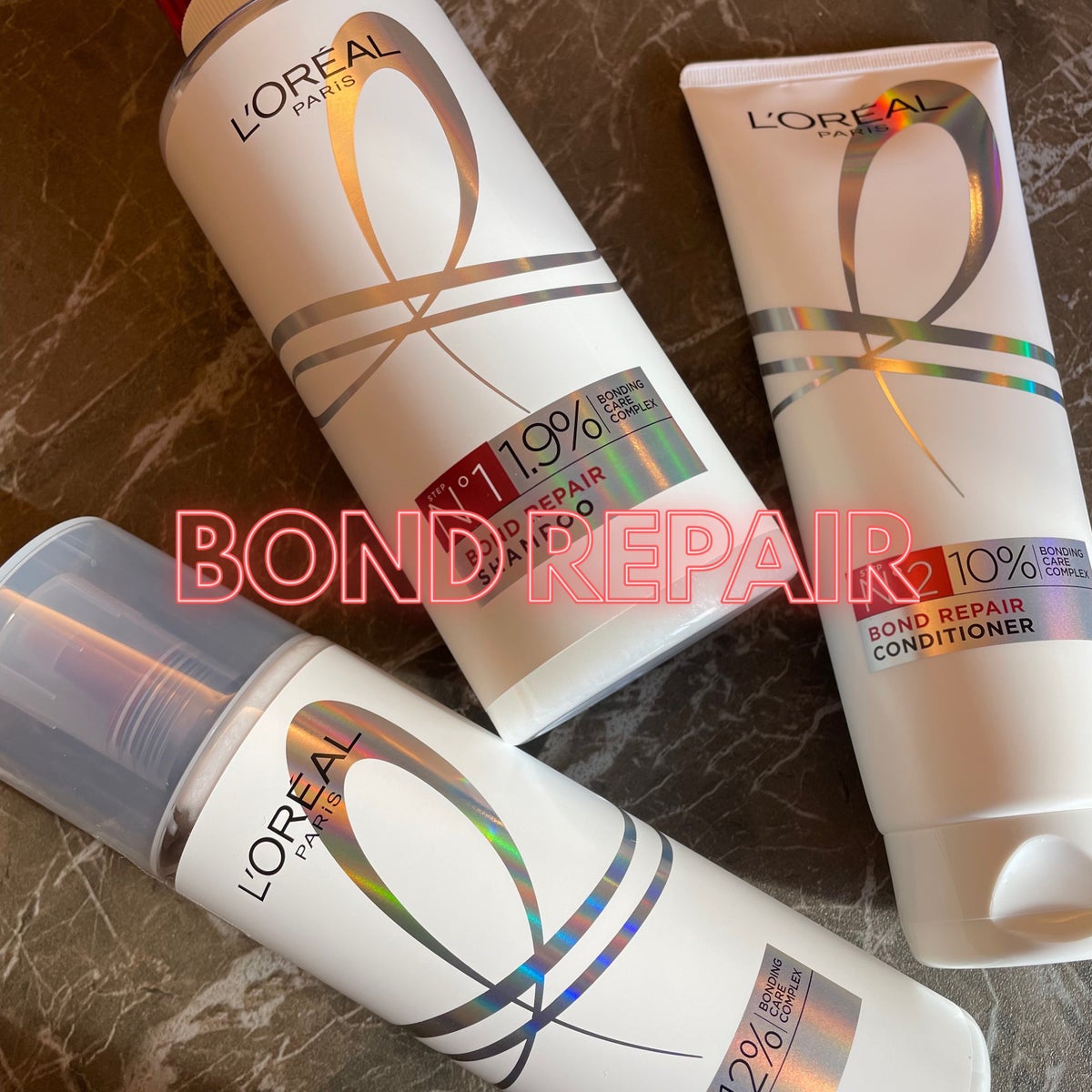 ロレアル パリのヘアケア・スタイリング ロレアル パリ ボンド リペア シャンプー/コンディショナー他、2商品を使った口コミ ロレアル パリ