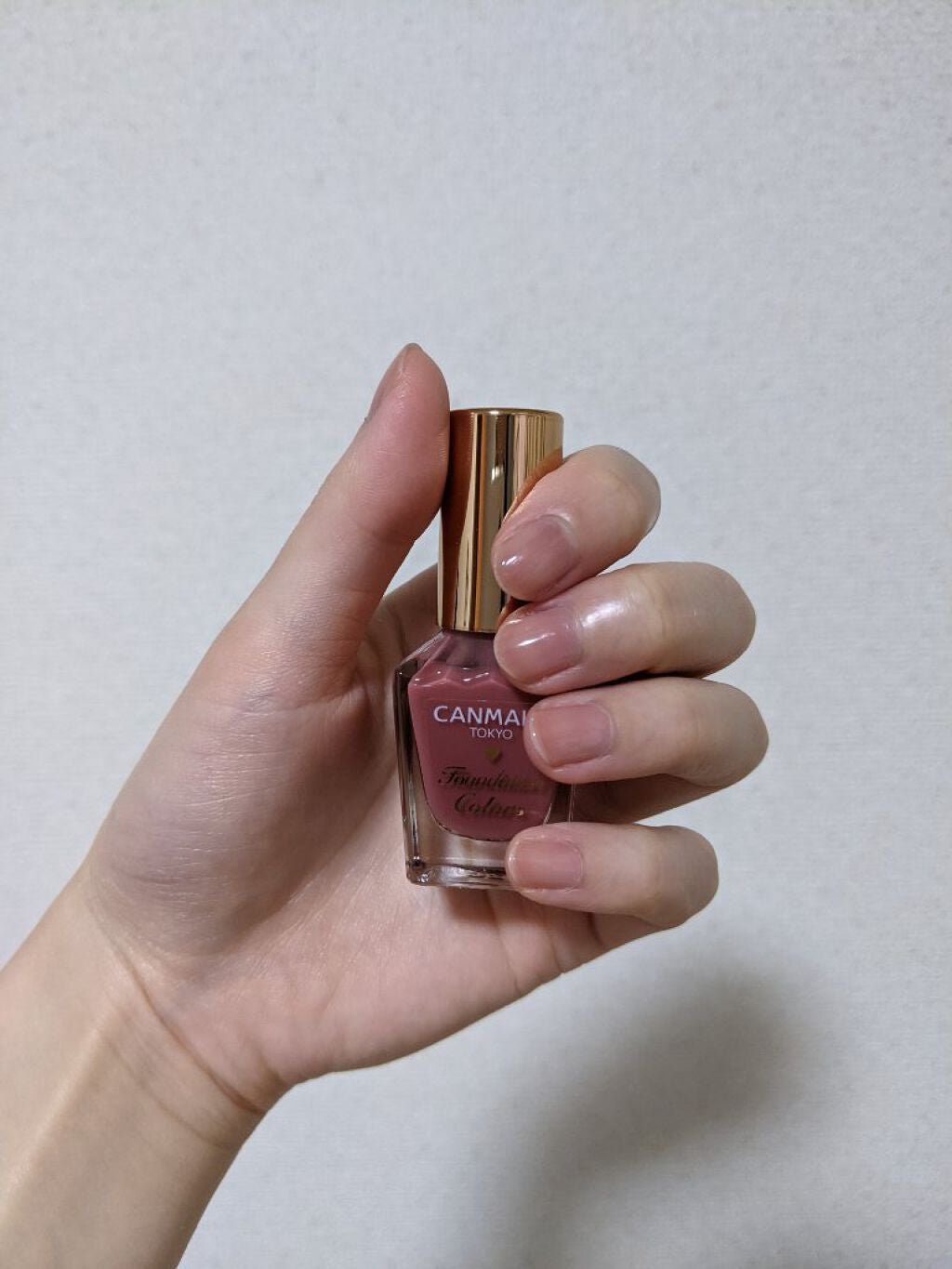 ファンデーションカラーズ 01 ナチュラルピンク|キャンメイクの口コミ「つやつや血色ネイル💅 キャンメイク ファ」 By おこじょ乾燥肌