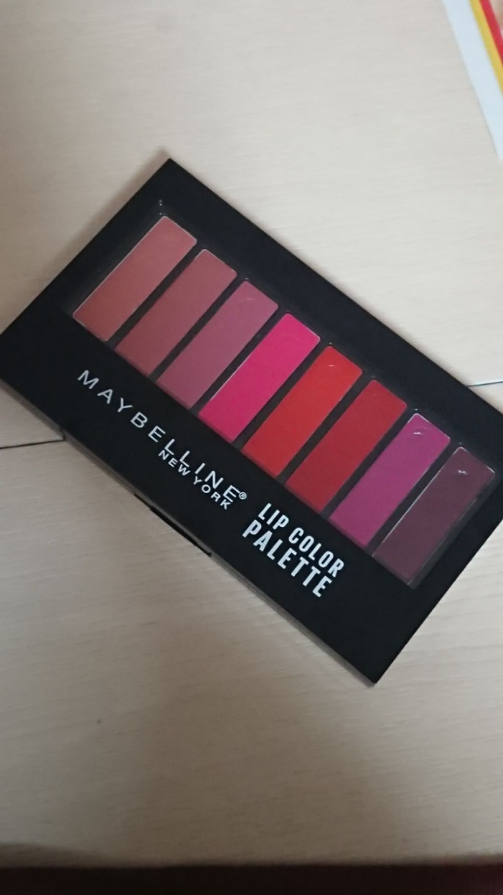 リップ カラーパレット|maybelline New Yorkの口コミ 日本の未発売!メイベリンのリップパレット By Min敏感肌