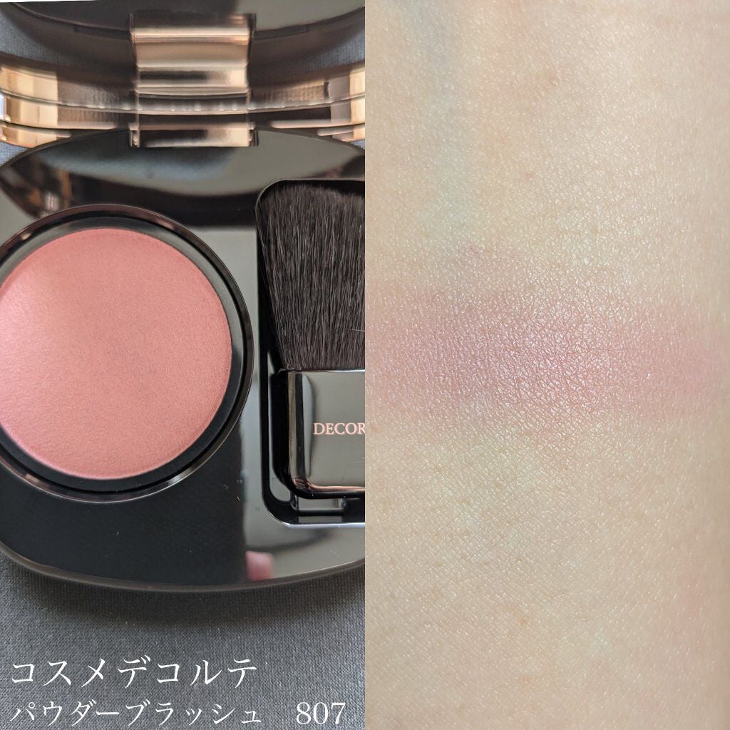 パウダー ブラッシュ|decortÉの人気色を比較 【コスメデコルテ|パウダーブラッシュ 807】 By のぶみ40代後半 Lips