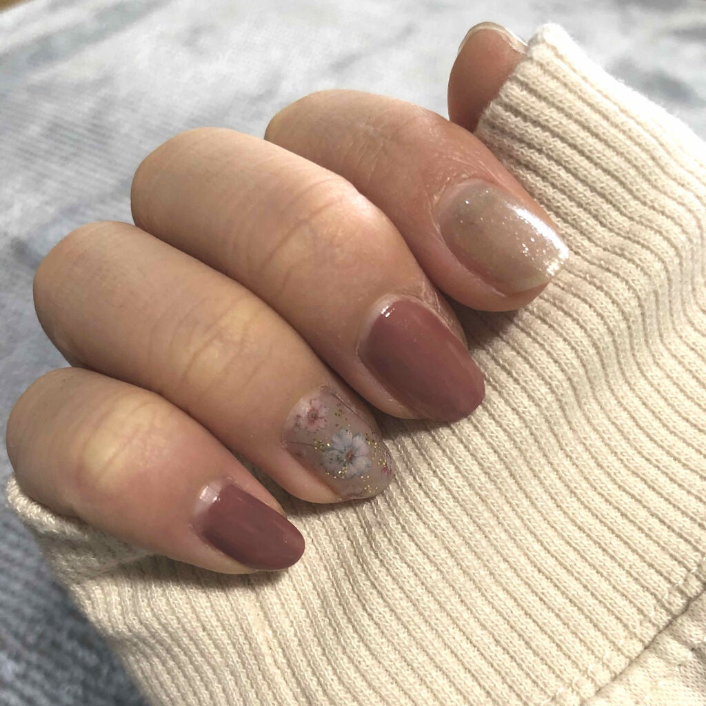 キャンドゥ・daisoのネイル・ネイルケアを使った口コミ「あかりのネイル備忘録 𓃟geneネイル ダスティローズ 」 By あかり乾燥肌
