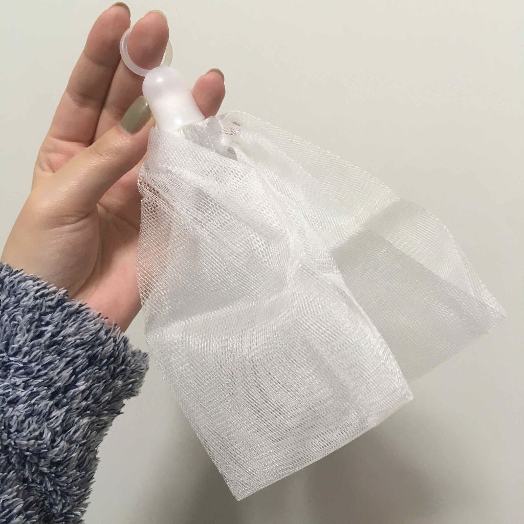洗顔用泡立てネット|無印良品の効果に関する口コミ 無印良品 洗顔用泡立てネット By ほ混合肌20代後半 Lips