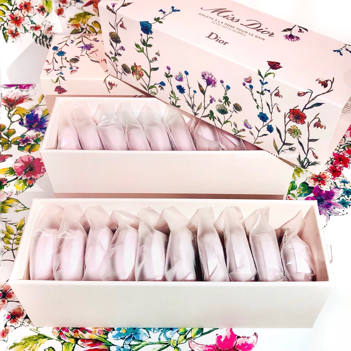 【限定入浴剤】ミス ディオール ローズ バスボム|diorの口コミ ꕤ 💐missdior Millefiori Collection💐