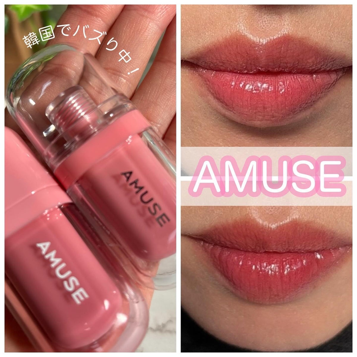 Amuseの口紅 ジェルフィットティント&べべティントを使った口コミ 🐧🐧🐧 ウォニョンちゃんのように By ちっち敏感肌 Lips