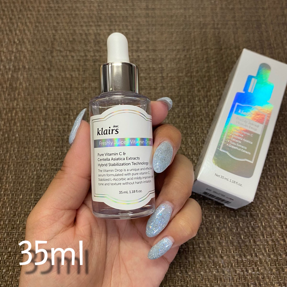 フレッシュリージュースドビタミンドロップ35ml|klairsの口コミ 敏感肌におすすめの美容液!klairs クレアス フレッシュ