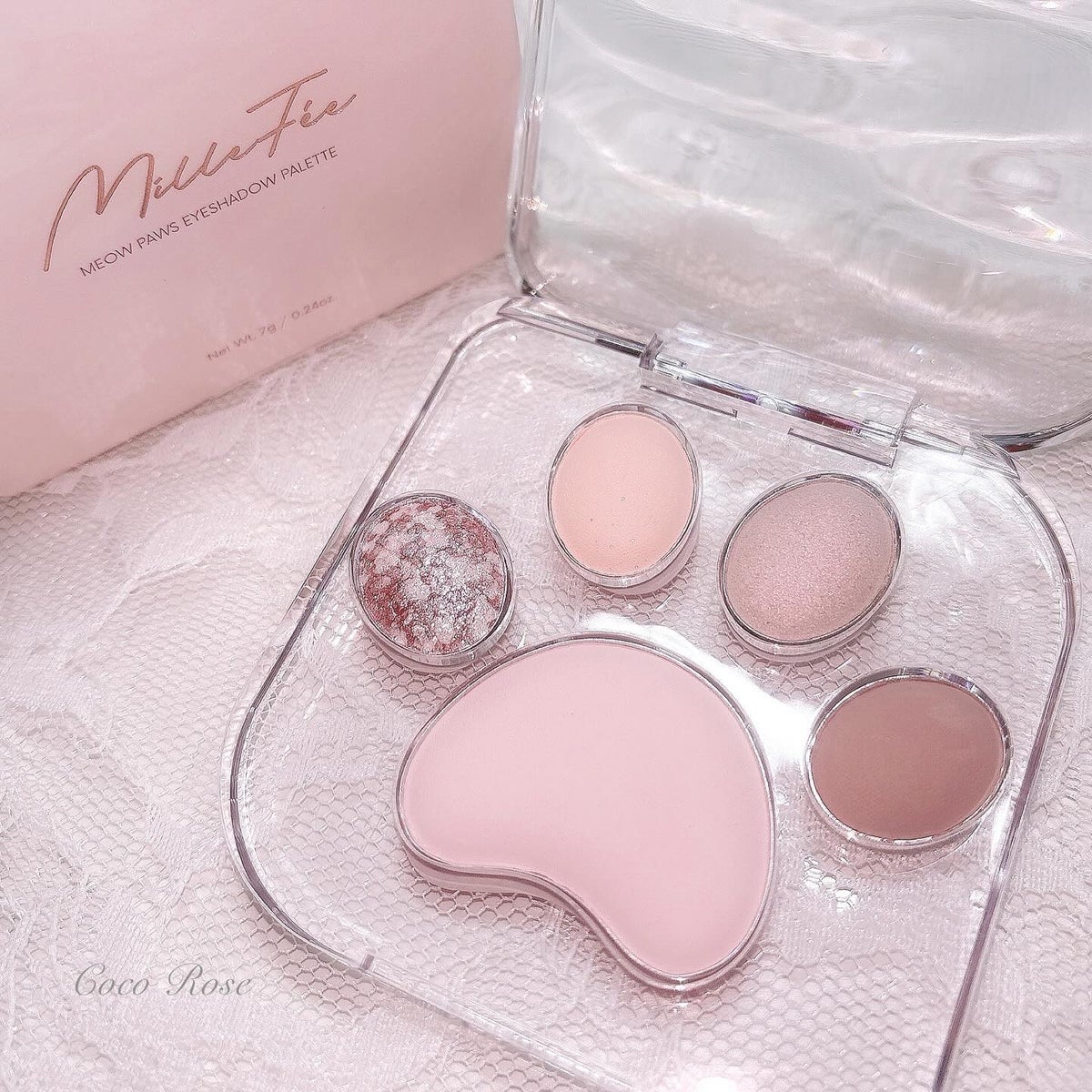 ミャオパウズアイシャドウパレット|milleféeの口コミ ⑅ ミルフィー ミャオパウズ アイシャドウパレット By ♡ Coco