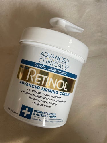レチノールアドバンスドファーミングクリーム|advanced Clinicalsの効果に関する口コミ 【使った商品】 Advanced