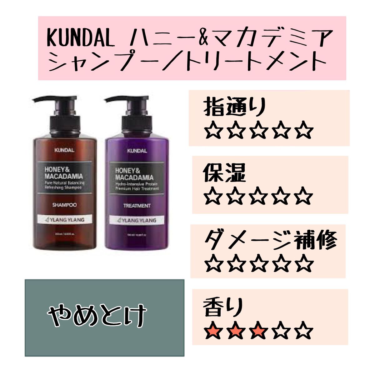 ハニーandマカデミアシャンプー/トリートメント |kundalの口コミ 2週間使用したら、切れ毛アホ毛の大量発生。 By 東海林さん混合肌