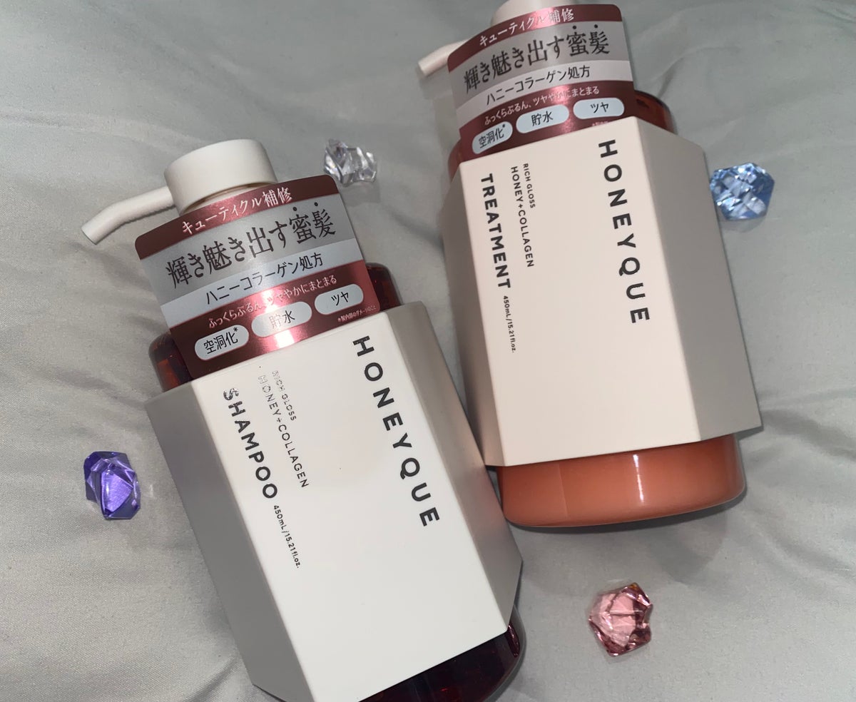 リッチグロス シャンプー シャイニー/ヘアトリートメント シャイニー|ハニークの口コミ しっとりしすぎても髪がぺたっとボリュームダ By
