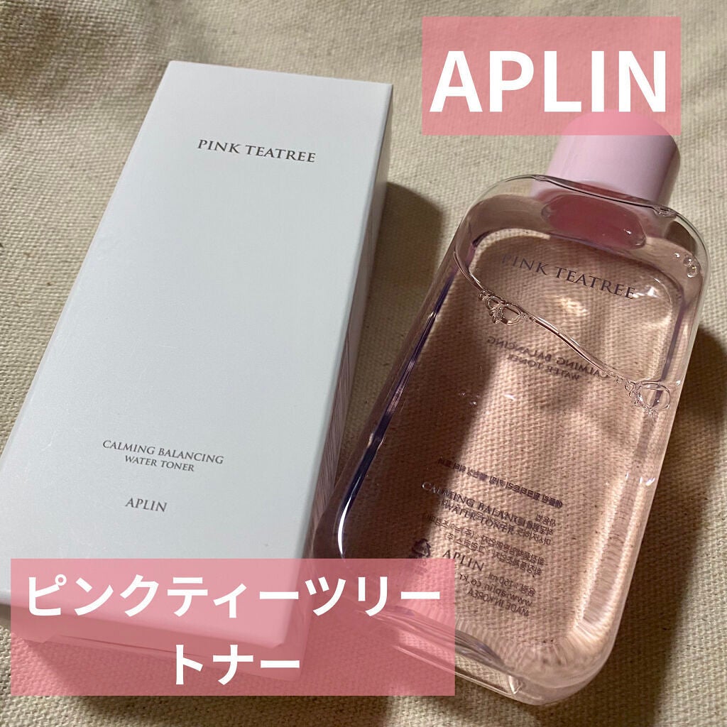 ピンクティーツリートナー|aplinの使い方を徹底解説「乾燥肌におすすめの化粧水!【aplin ピンクティーツリートナー】 」 By まる