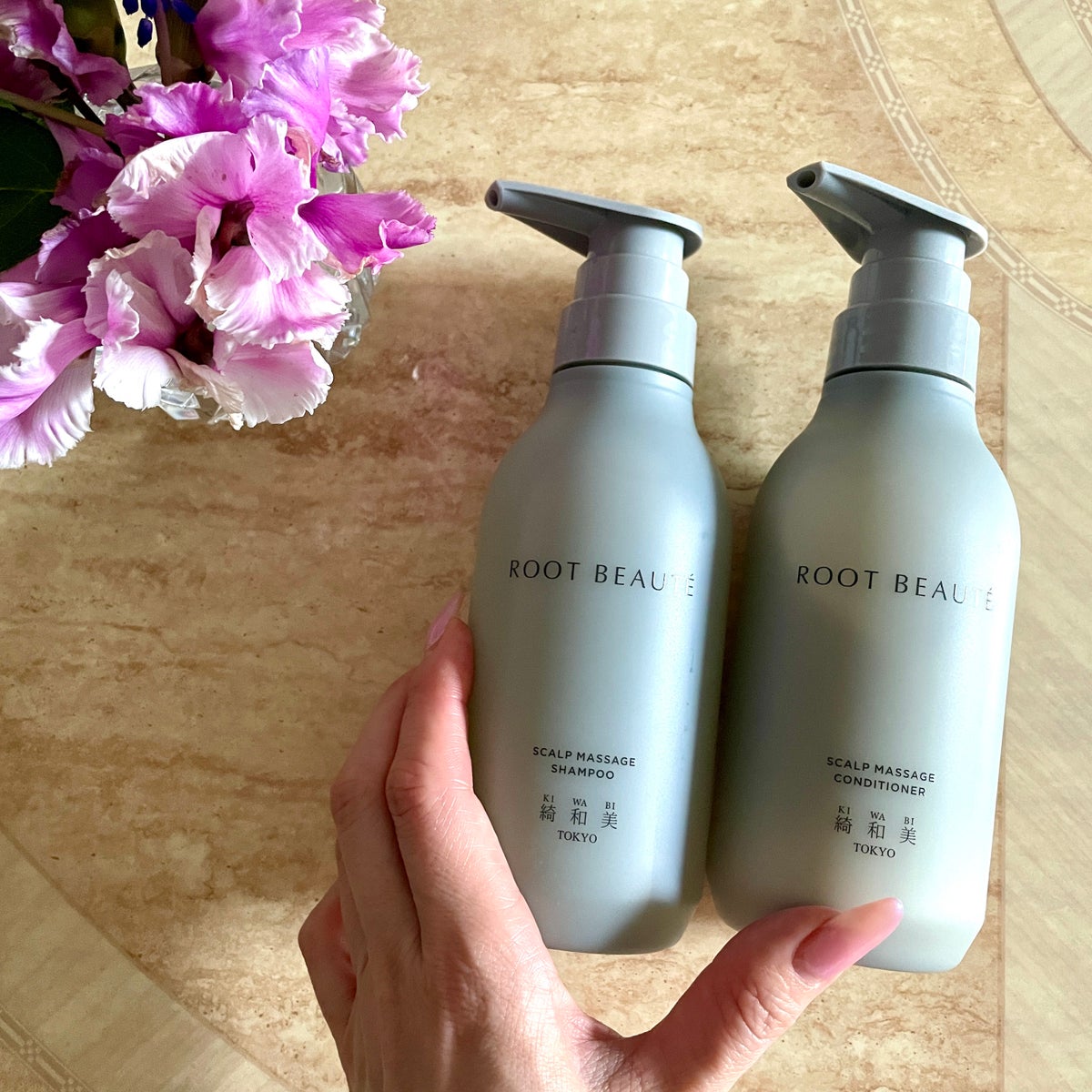 Root BeautÉ スカルプマッサージシャンプーコンディショナー|綺和美の効果に関する口コミ 手軽にスカルプケアができる スカルプ
