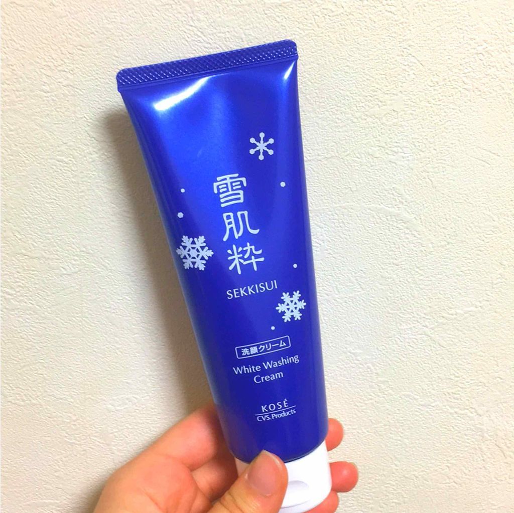 ホワイト洗顔クリーム|雪肌粋の効果に関する口コミ 雪肌粋 ホワイト洗顔クリーム By Mi敏感肌10代後半 Lips