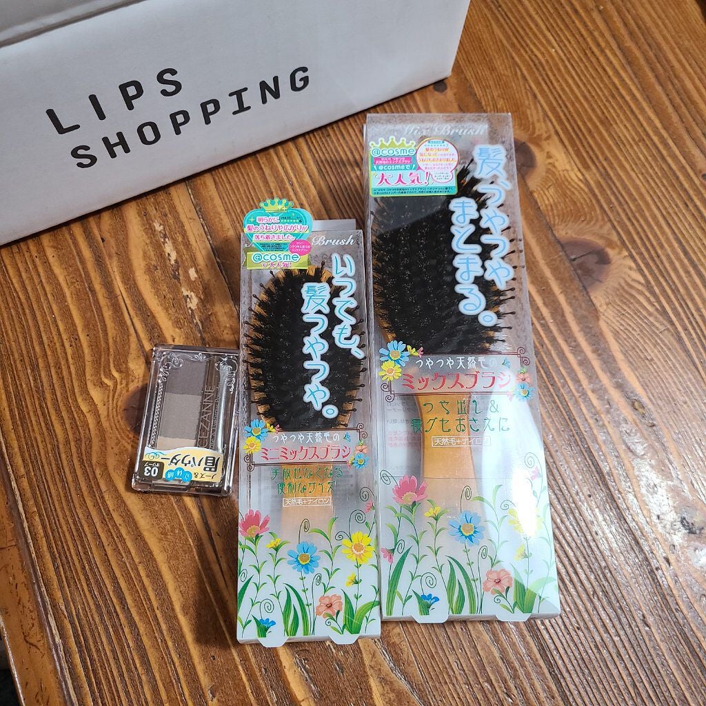 つやつや天然毛のミックスブラシ|マペペの口コミ つやつや天然毛のミックスブラシ By Hahihomi★脂性肌40代前半 Lips