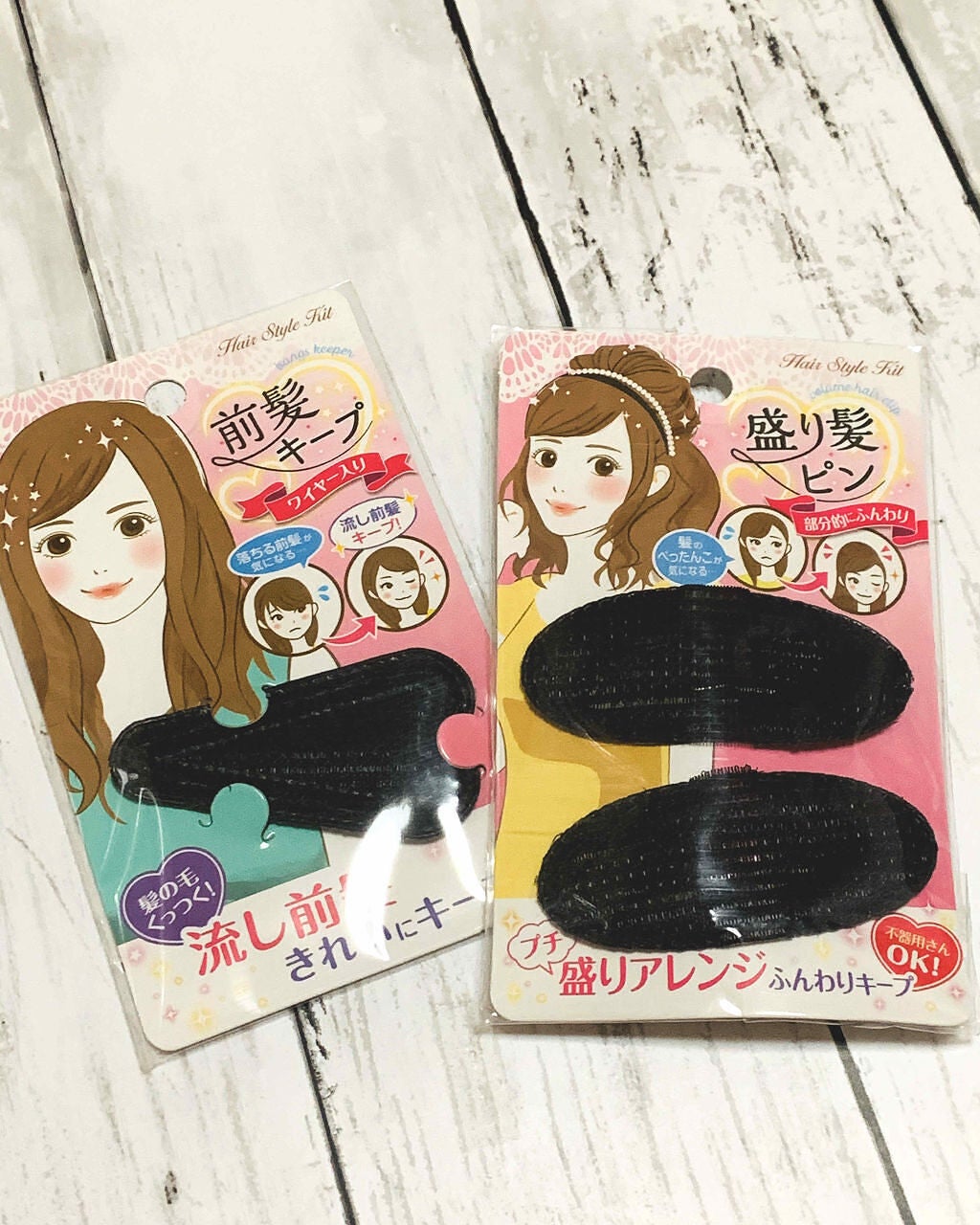 セリアのヘアケアグッズ 前髪盛りピン&前髪キープを使った口コミ セリア ︎前髪盛りピン ︎前髪キープ By ひろろん 混合肌 Lips