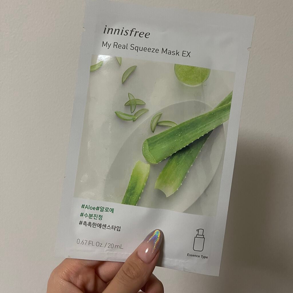 マイリアル スクイーズ マスクシート Al|innisfreeの口コミ「皆様こんばんはʕ๑•ɷ•๑ʔ 毎回ですが不定期投稿続きとなります