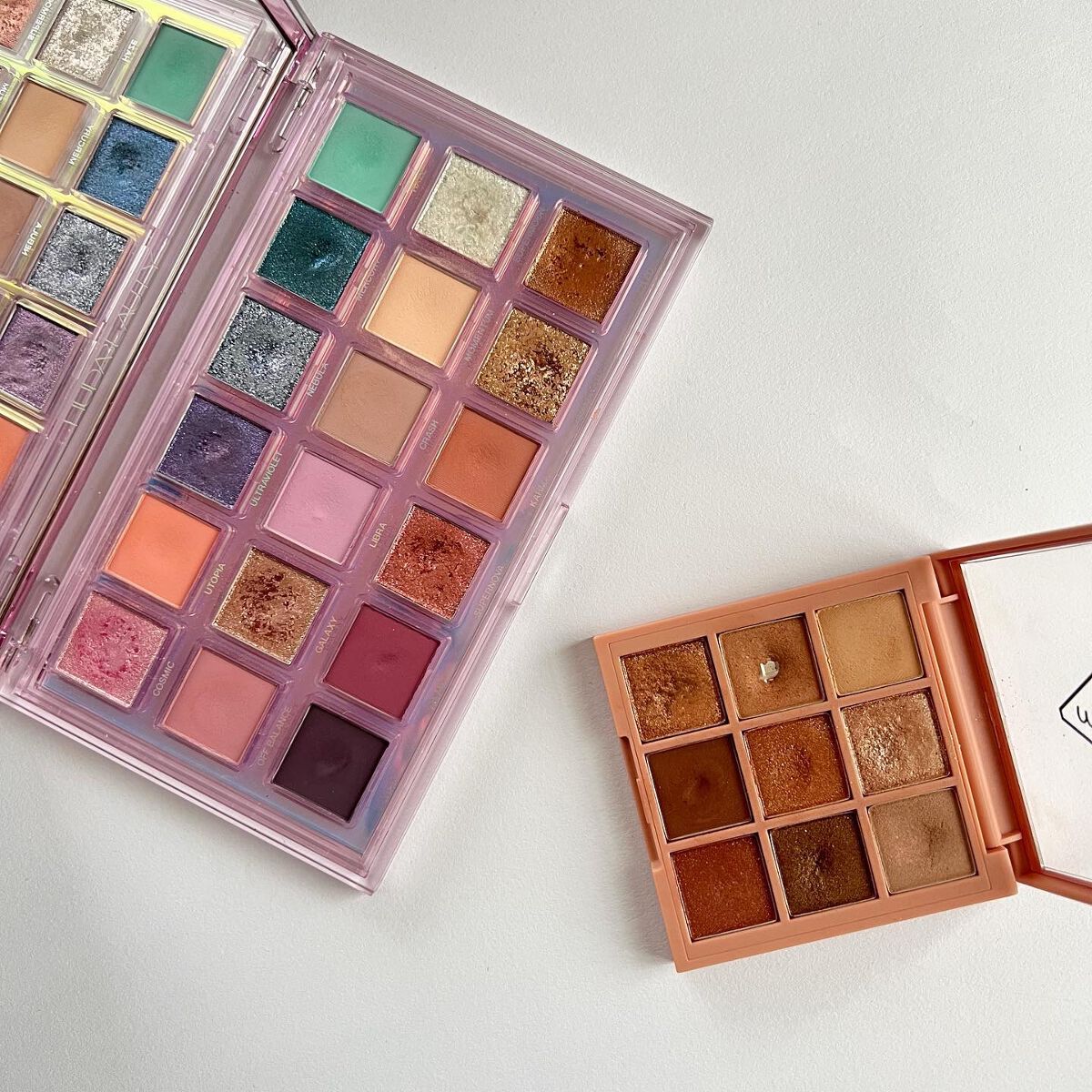 3ce・huda Beautyのアイシャドウパレットを使った口コミ 底見え強化パレット 結果です♪ By Mina85混合肌