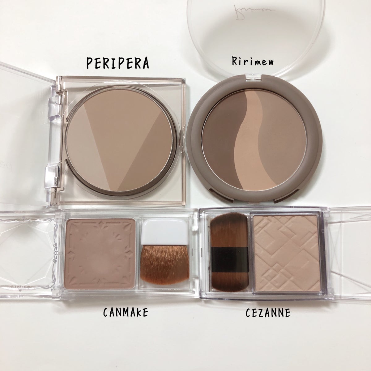 インクブイシェーディング|periperaの人気色を比較 ブルベ夏におすすめのシェーディング!peripera インクブイシェーディング