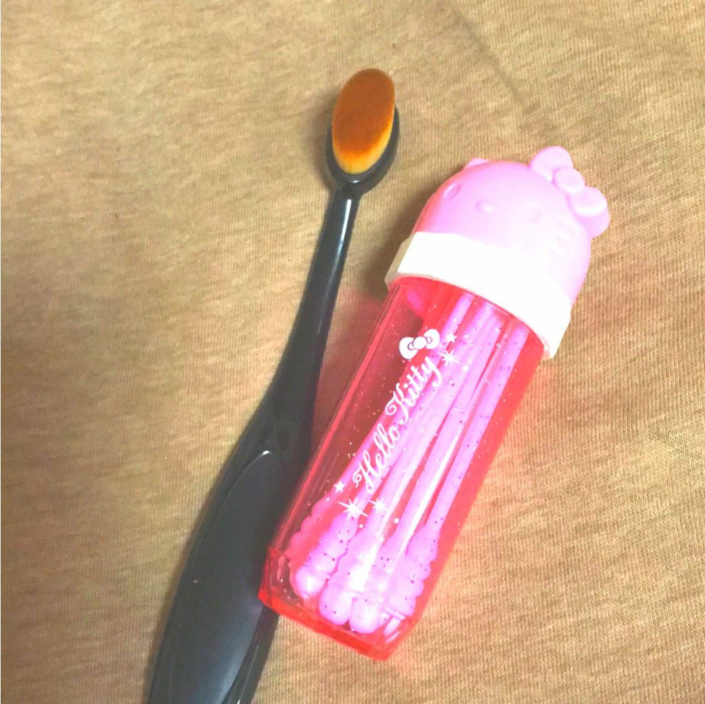 歯ブラシ型メイクブラシ|セリアの口コミ 超優秀!100均で買えるおすすめメイクブラシ!歯ブラシ型ファンデーションブラシは、初の試み。 By