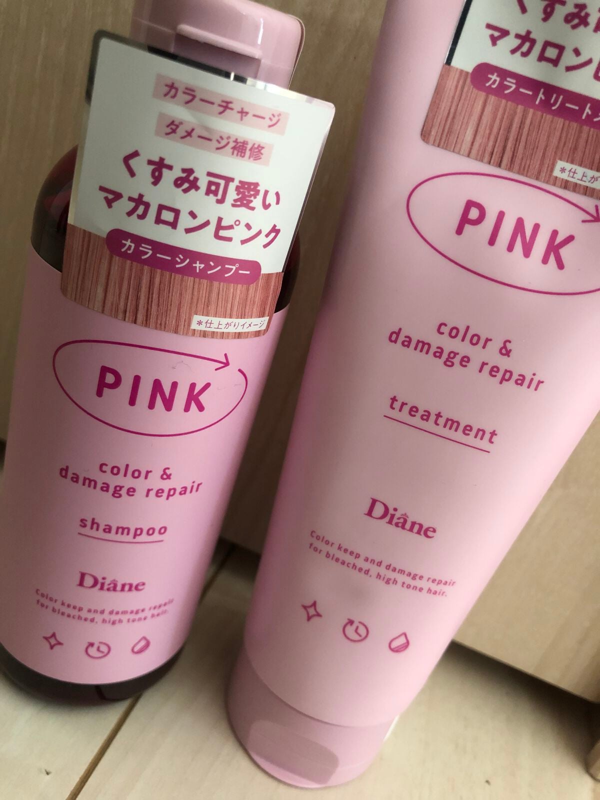 カラーシャンプー&トリートメント|ダイアンの口コミ ピンク系のカラーが大好きなのですが、色落ち By いちごみるく30代後半 Lips