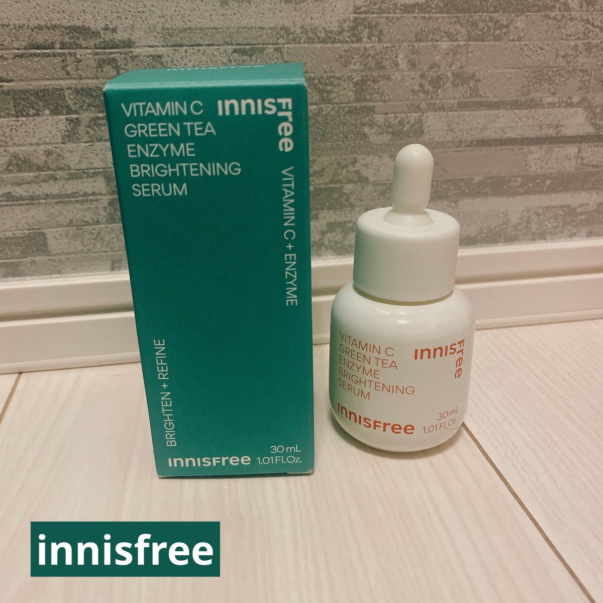 ビタc グリーンティーエンザイム ブライト セラム|innisfreeの口コミ Innisfree ビタc グリーンティーエンザイム