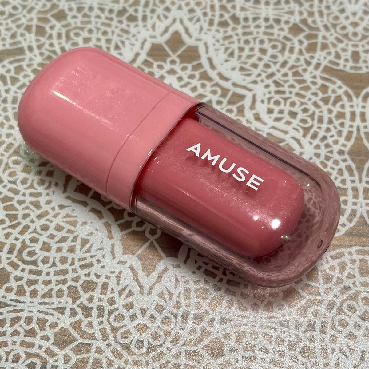 【限定口紅】べべティント|amuseの口コミ 【使った商品】amuseべべティント限定 バニラローズ By コスメフリーク河埜さん混合肌