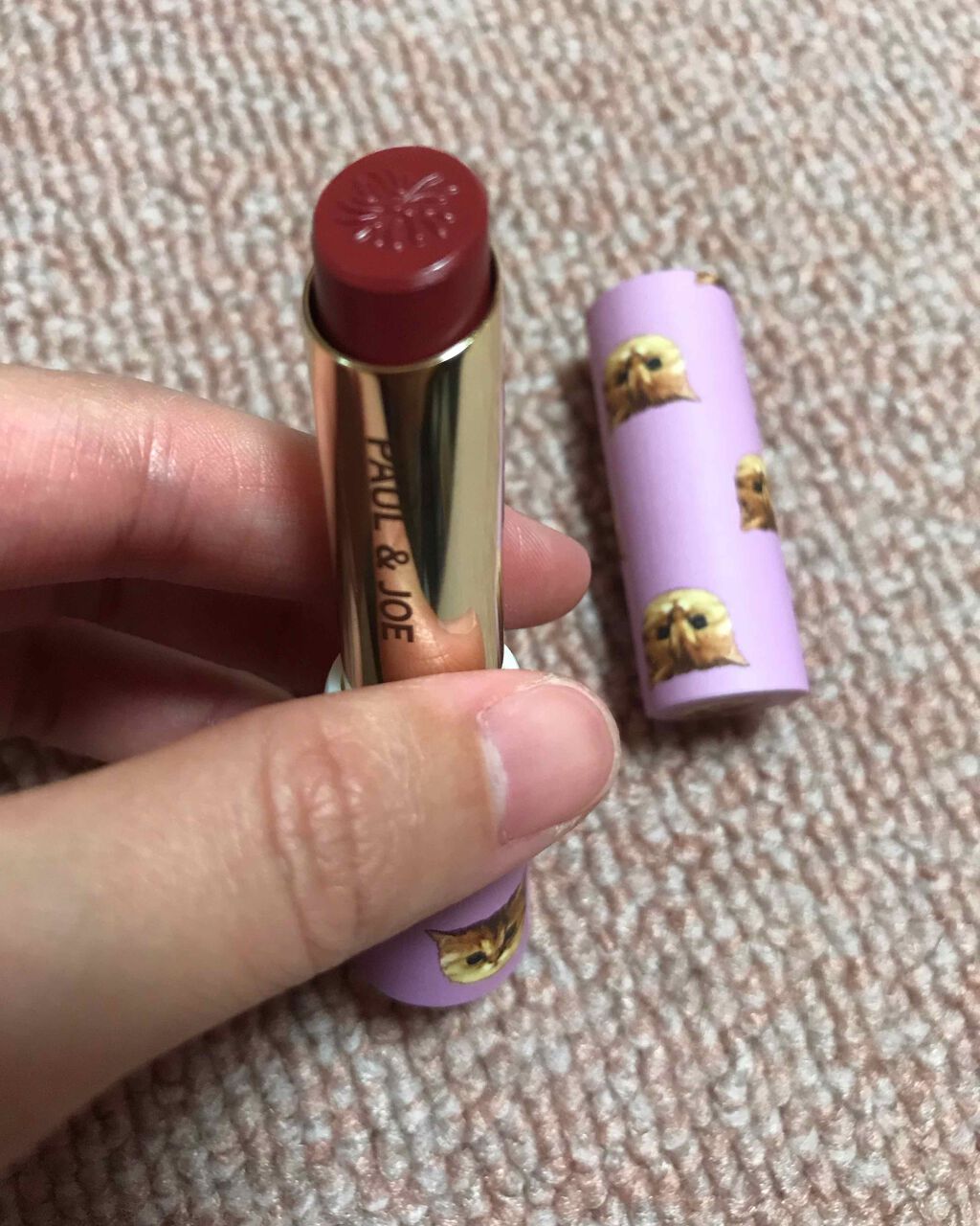 リップスティック N|paul And Joe Beauteは落ちないのか?色持ちに関する口コミ 色味の自分用メモ💋 ⚠️2枚目唇のアップあり