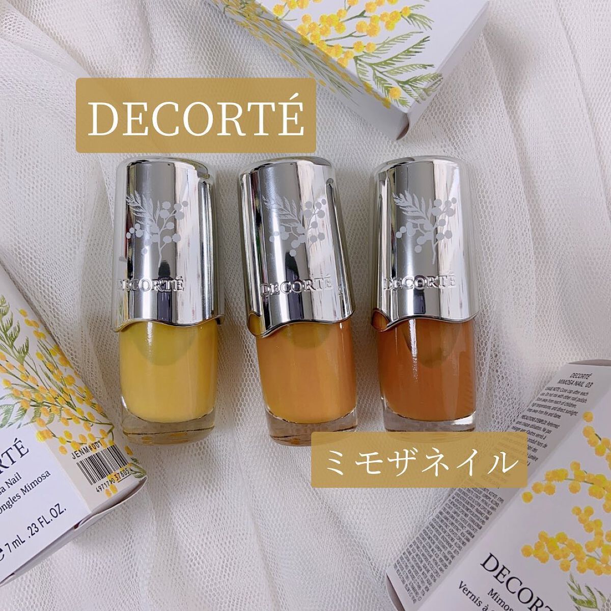 ネイルエナメル|decortÉの口コミ コスメデコルテ ミモザネイル By Saco🫧フォロバ乾燥肌 Lips