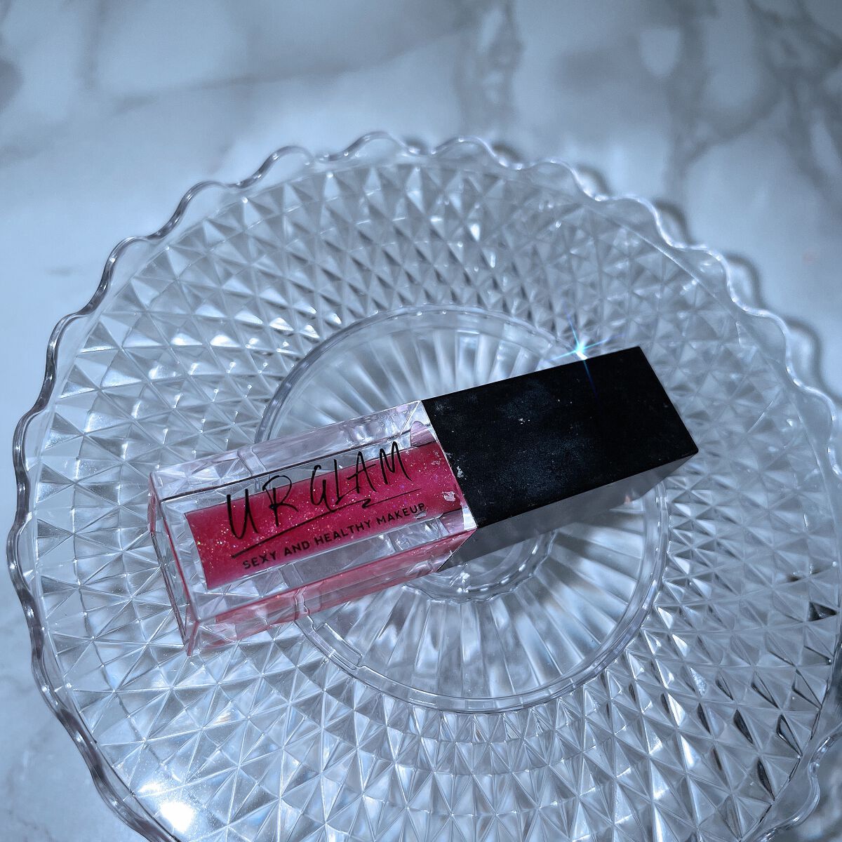 Ur Glam Lip Oil|u R Glamの口コミ キラキラのラメが可愛いし 艶感が欲しかったら By らいちゃむ普通肌20代