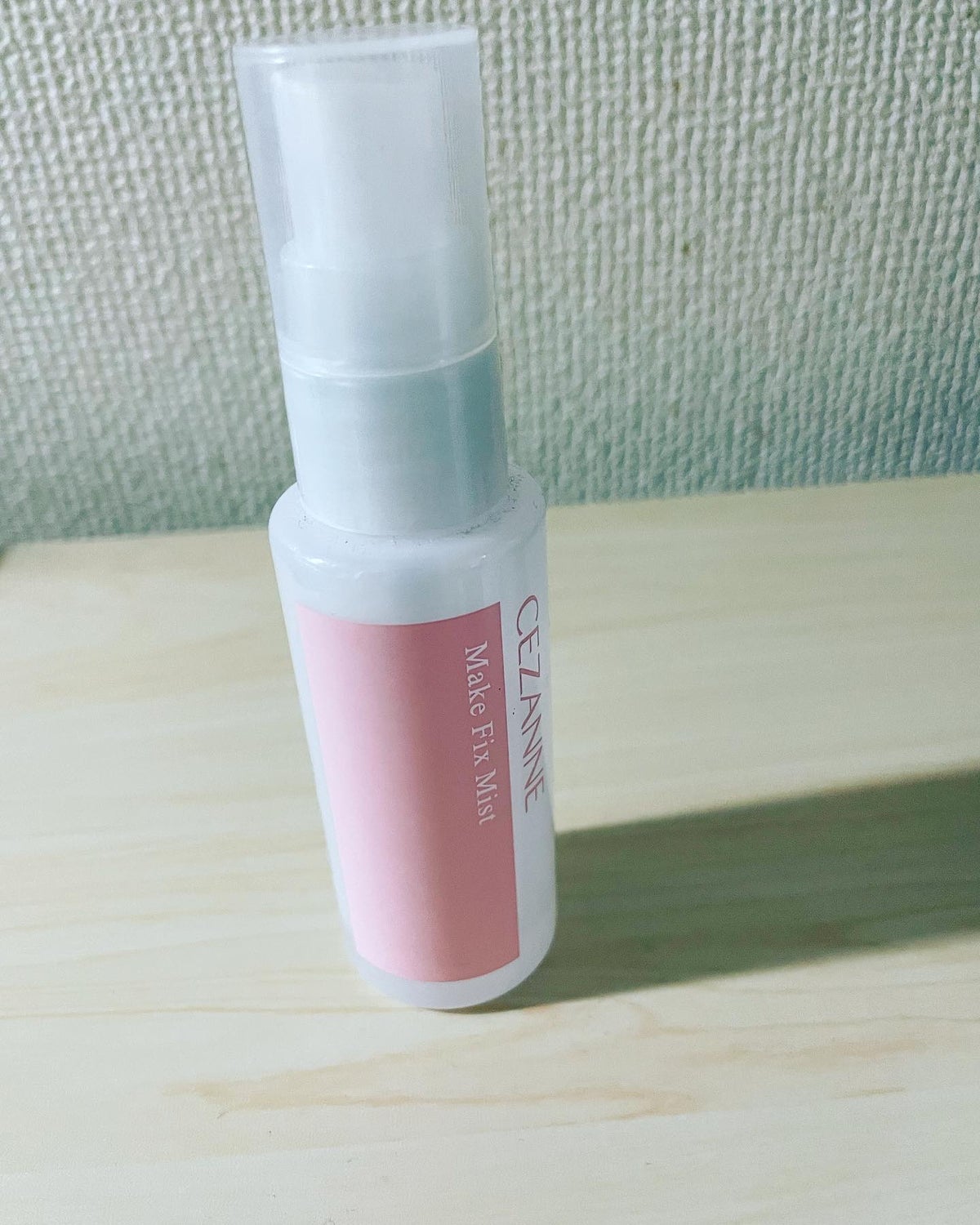 メイクフィックスミスト|cezanneの口コミ Cezannee Make Fix Mist By アルム敏感肌 Lips