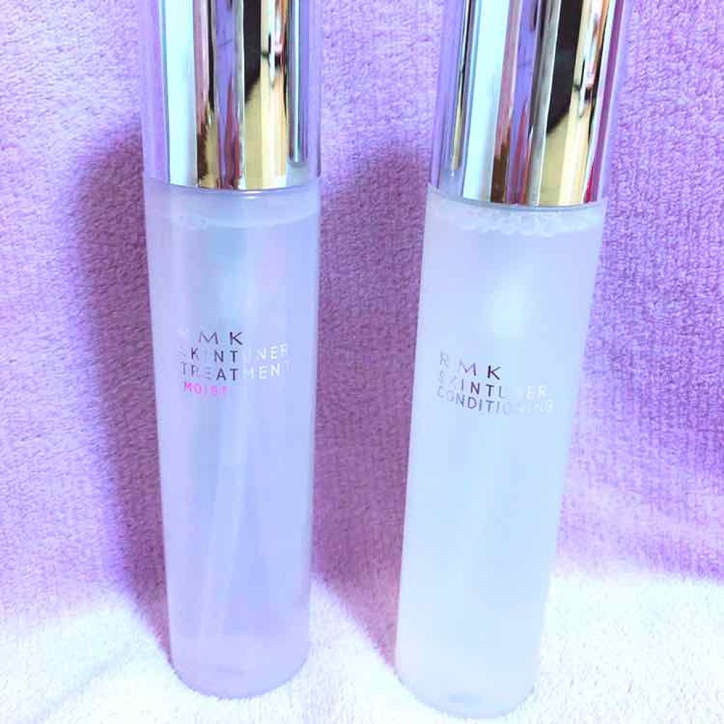 Rmkの化粧水 スキンチューナー トリートメント M モイスト他、2商品を使った口コミ「rmk ️㊧スキンチューナー トリートメント