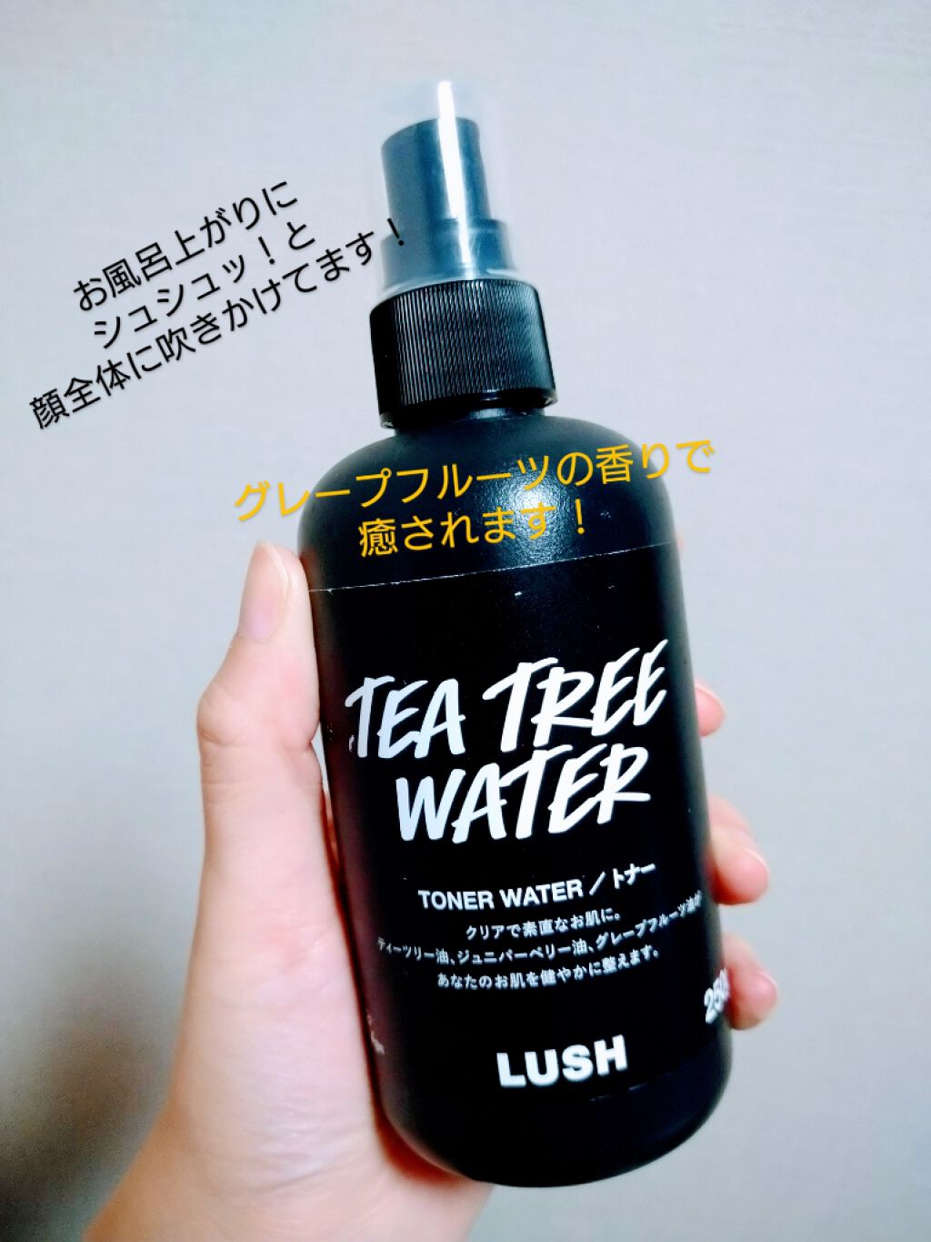 ティーツリーウォーター|ラッシュの口コミ 口コミが高かったので超ーーー久しぶりにlushで買い物しました!! By Kana乾燥肌
