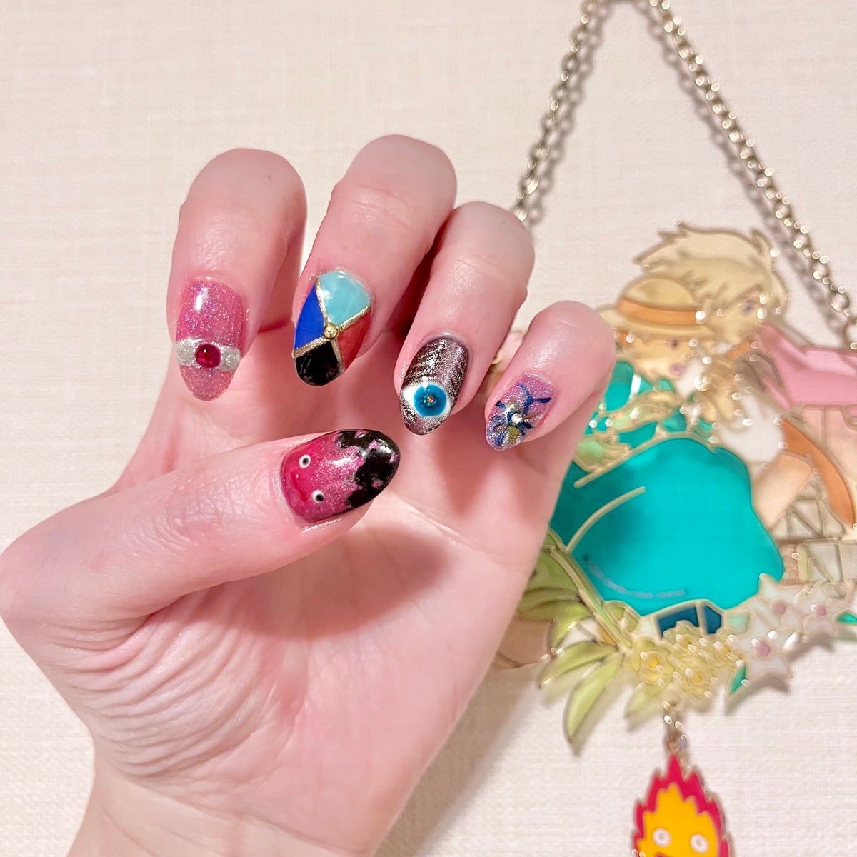 セリア・shein・daisoのネイル・ネイルケアを使った口コミ 𓂃202444ジブリパークネイル𓂃 By Momo🌱ジブリネイル乾燥