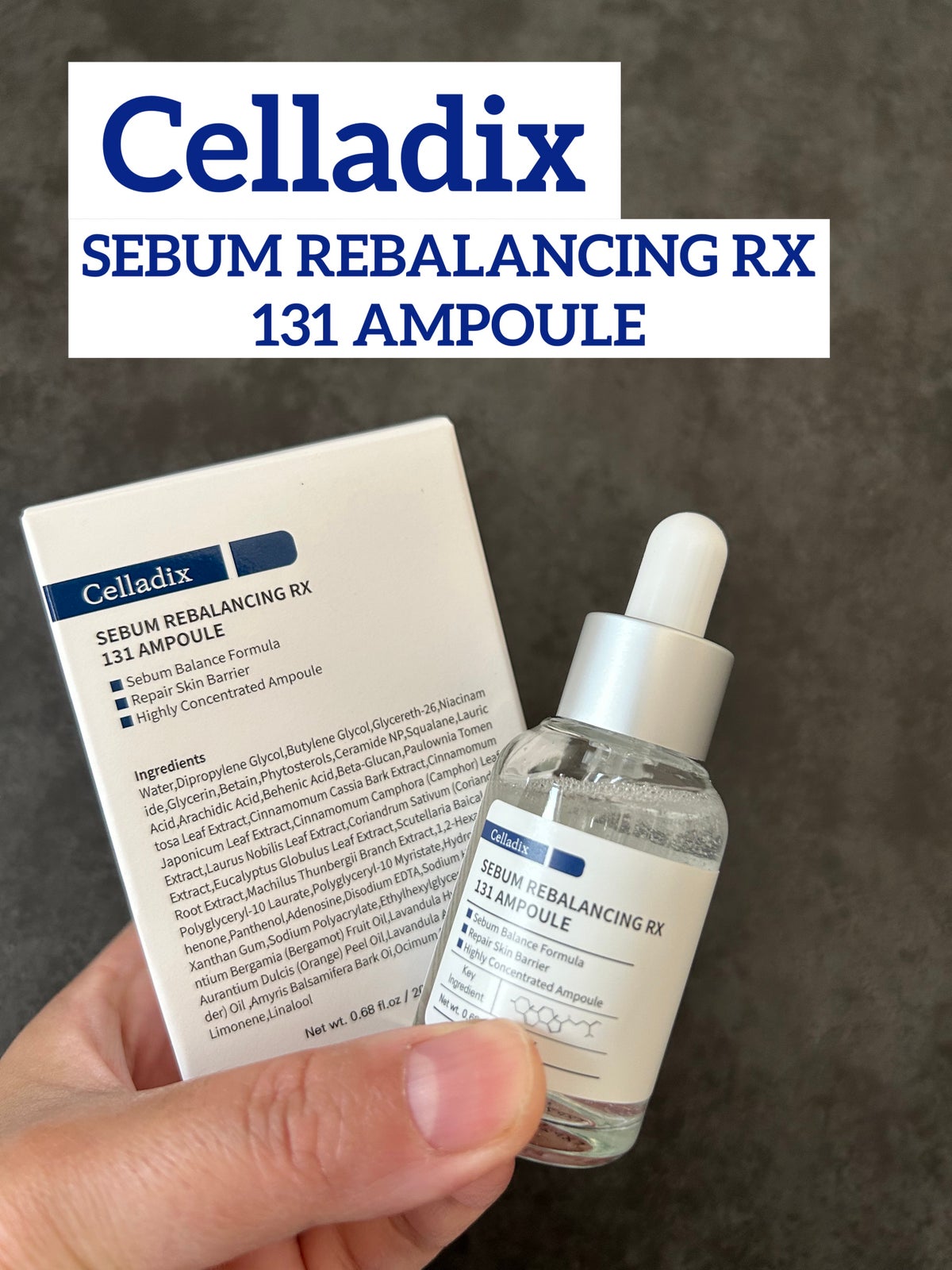 セボムリバランシングrx131アンプル|celladixの口コミ Pr Celladix 131アンプル スキンケア 脂性肌向け