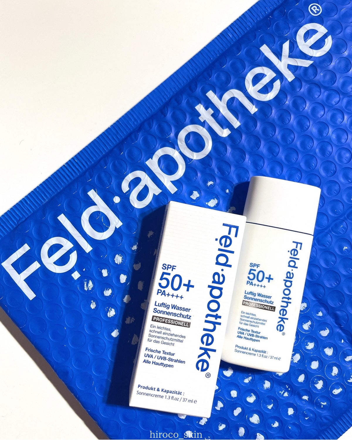 エアリーウォーターサンスクリーン プロフェッショナル|feld Apothekeの効果に関する口コミ 😎💙 Feld Apotheke